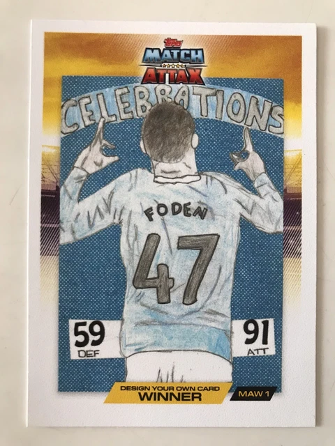 TOPPS MATCH ATTAX 2025/26 Phil Foden Celebration #MAW1 EUR 2,50 ...