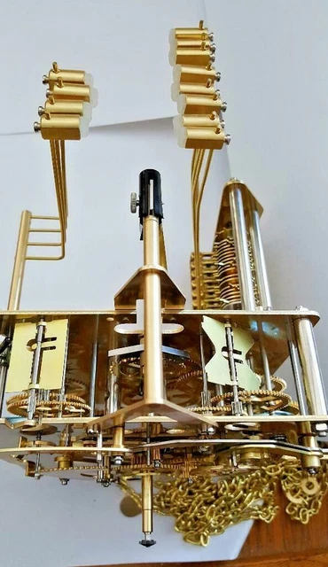 URGOS GRANDFATHER CLOCK movement UW 32334 3 chime chain 116 cm pendulum ...