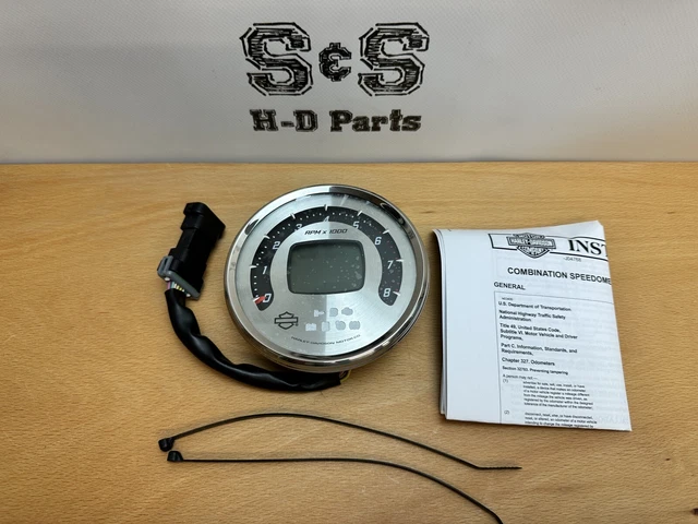 GENUINE HARLEY-DAVIDSON COMBINATION Speedometer/Tachometer 5" Digital ...