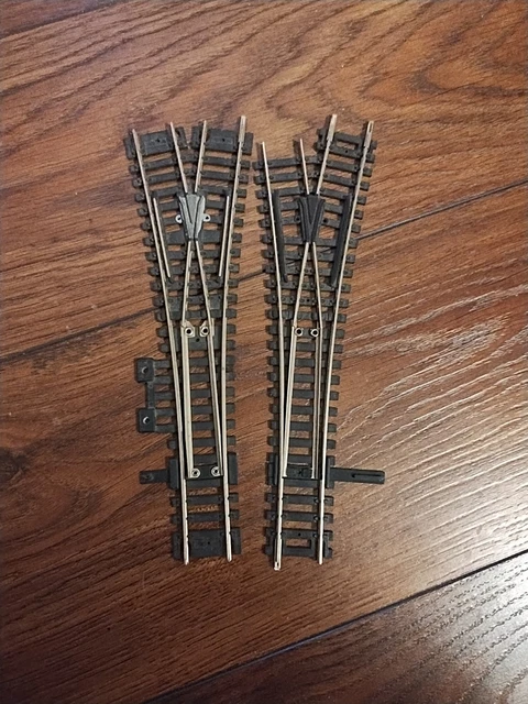 2 ATLAS HO Scale WYE Switches Nickel Silver Track Custom Line Code 100 ...