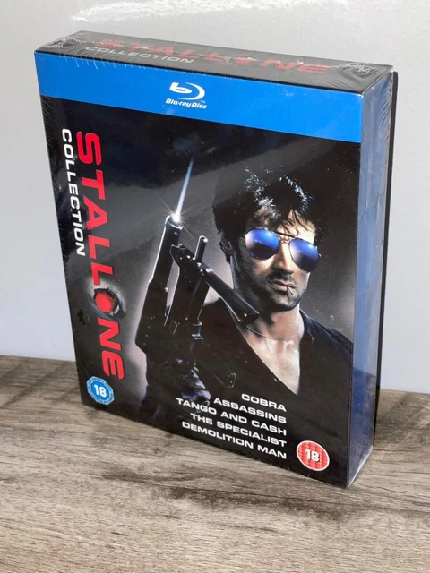 SYLVESTER STALLONE COLLECTION (Blu-ray) REGION FREE - Cobra, Assassins ...