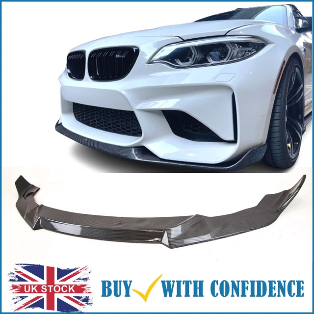 BMW M2 F87 Front Lip Splitter Valance Spoiler Carbon Look CS Style £141 ...