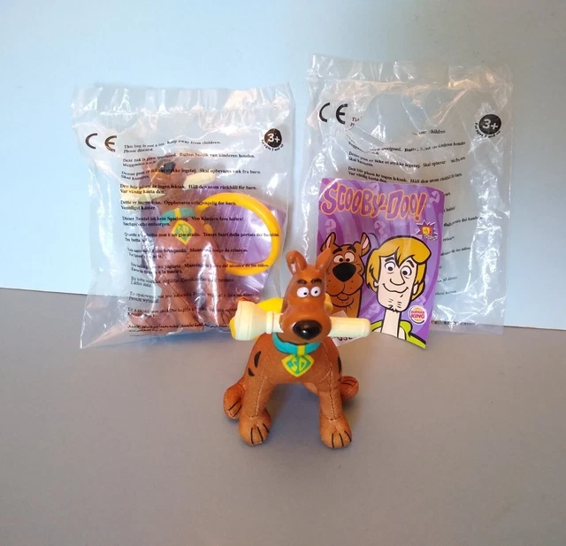 2 X Scooby Doo Plush 5 Flashlight Burger King Happy Meal Toys 2000 £8