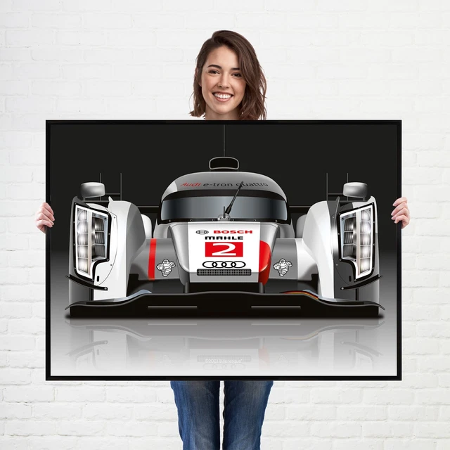 AUDI R18 E-TRON quattro Poster - Le Mans Racing Car poster £20.00 ...