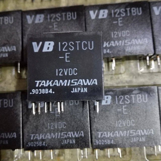 2PCS TAKAMISAWA VB12 CU-E 12VDC Power Relay 5A 240VAC 8Pins NEW #A7 £9. ...