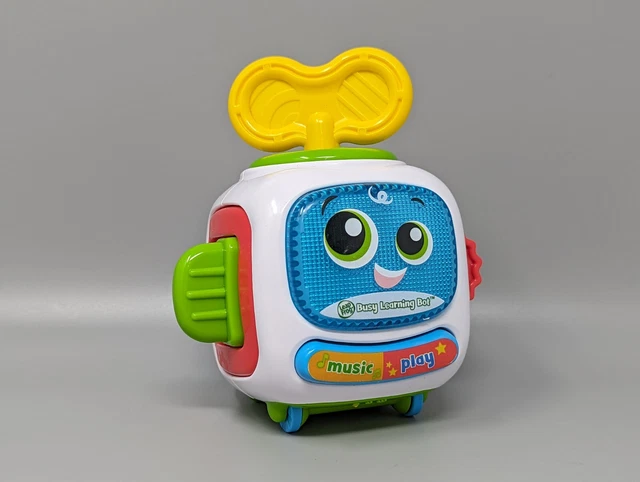 LEAPFROG BUSY LEARNING Bot Stem Green Interactive Robot Motor Sensory ...