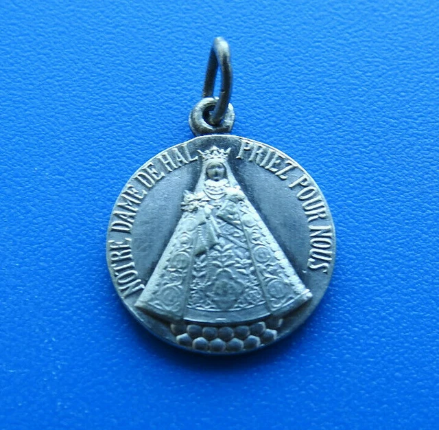 #12359# JOLIE MÉDAILLE religieuse "Notre Dame de HAL"médaille pendentif ...