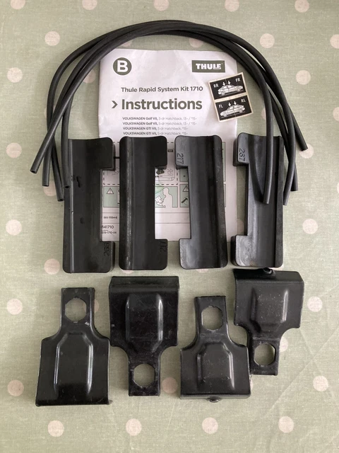 THULE 1710 FITTING Kit VW Golf Mk 7 3&5 Dr 13-19 (now 5010) Read ...