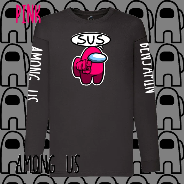 AMONG US GHOST Sus Suspect Character Custom Name Age 5-15 T Shirt ...