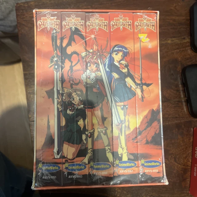 MAGIC KNIGHT RAYEARTH Memorial Box Set VHS VINTAGE Sealed Anime Sailor ...