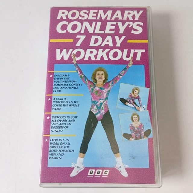 ROSEMARY CONLEY 7 Day Workout Exercises Body Transformation - Pal VHS ...