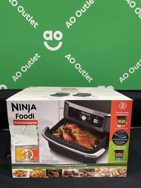 NINJA FOODI FLEXDRAWER Dual Single Drawer Air Fryer - Black - AF500UK # ...