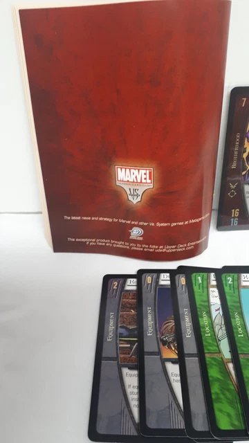 MARVEL VS SYSTEM TCG - X-Men Brotherhood, Spiderman Doc Ock Decks - 170 ...