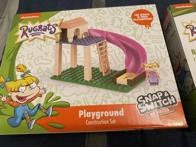NICKELODEON RUGRATS - Playground & Reptar - Construction Set - Snap ...