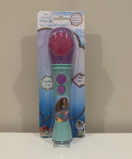 DISNEY LITTLE MERMAID Live Action Movie Sing-Along Microphone NEW 2023 ...