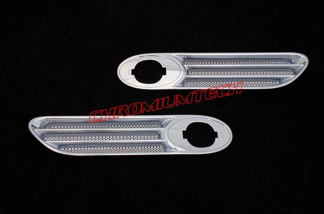 MK1 BMW MINI Cooper/S/ONE R50 R52 R53 CHROME Side Lamp Scuttles ...