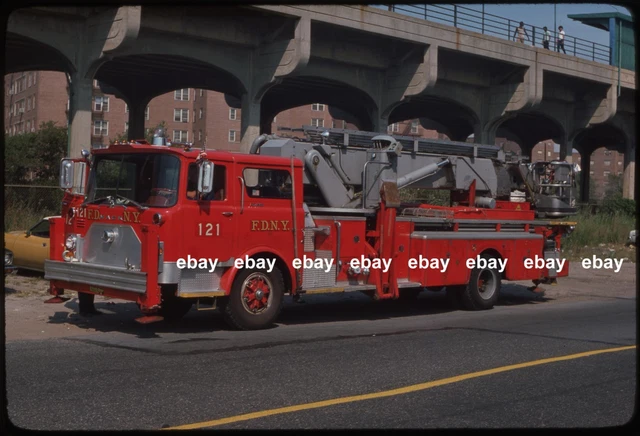 FDNY LADDER 121 1971 Mack CF Baker 75' Tower Ladder Fire Apparatus ...