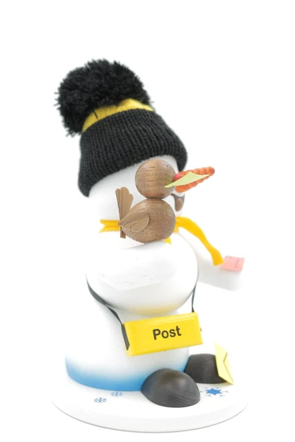 KUHNERT ERZGEBIRGE - Schneemann Räuchermann,-figur,-männchen 19cm ...