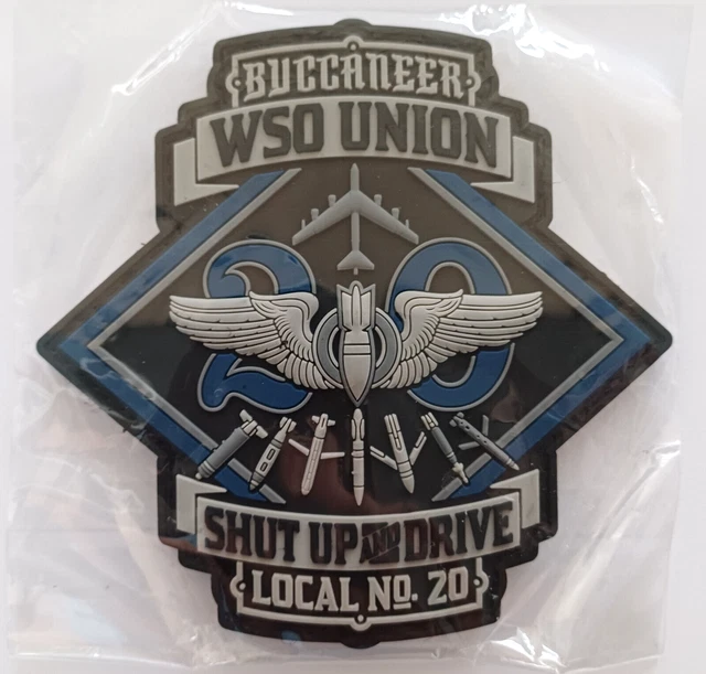 USAF 20TH BOMB Squadron Buccaneers B-52 WSO Union Shut Up And Drive ...