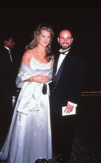 DIA BROOKE SHIELDS et André Agassi 1997 KB format photographe P10-14-2 ...
