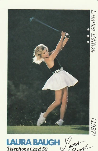 EROTIK/HOT GIRL/SEXY FRAU/HÜBSCHE Frau/Golferin/Laura Baugh- TK Japan ...