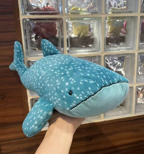 JELLYCAT'S GOBFREY WHALE Shark Doll Comes with A New Label and A Dust ...