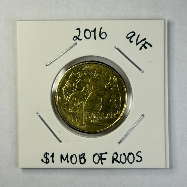 2016 ONE DOLLAR Coin $1 - Mob of Roos *Great Condition* - CIRC ...