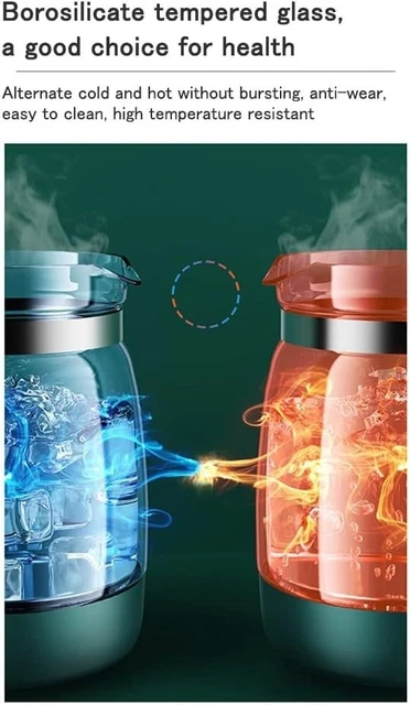 TEA KETTLES FLASK 1.3L Glass Kettle, 72H Glass Kettle with Heat ...