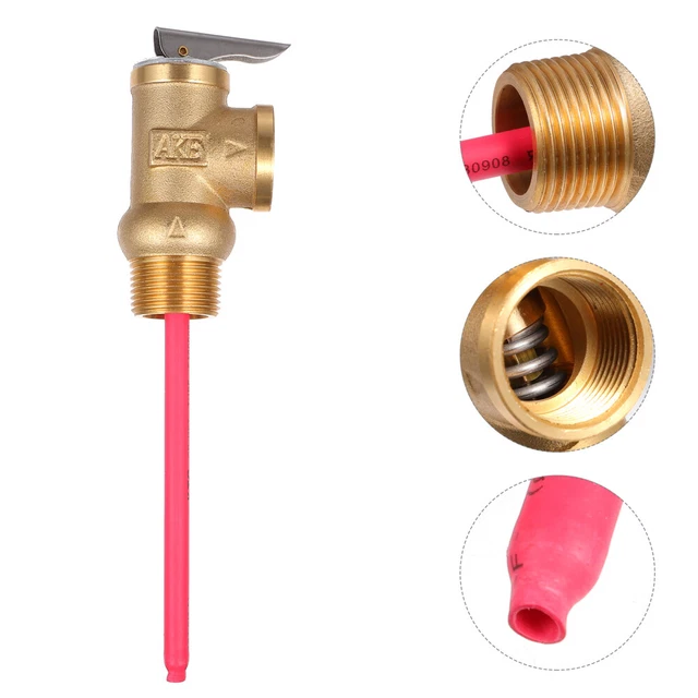 TANKLESS PRESSURE RELIEF Valve Electric Water Heater Valves £28.49 ...