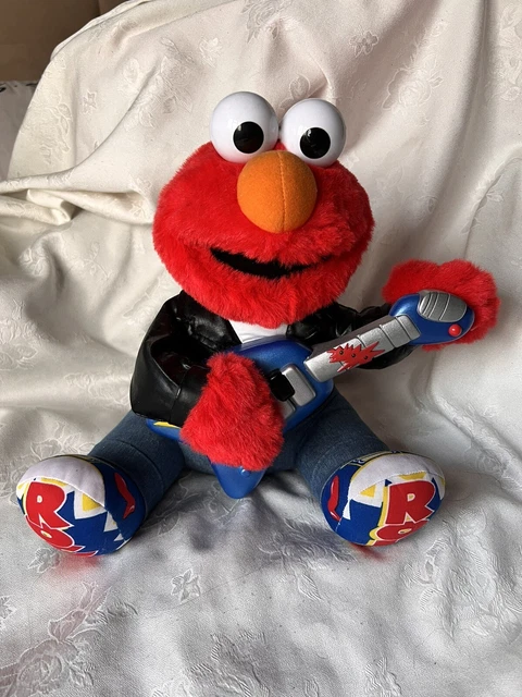 VINTAGE 1998 SESAME Street Rock N Roll Singing Elmo Great Working ...