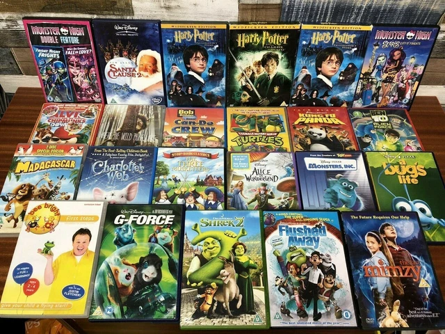 BUNDLE 23 DISNEY/DREAMWORKS Kids DVD's Madagascar, Bugs Life, Flushed ...
