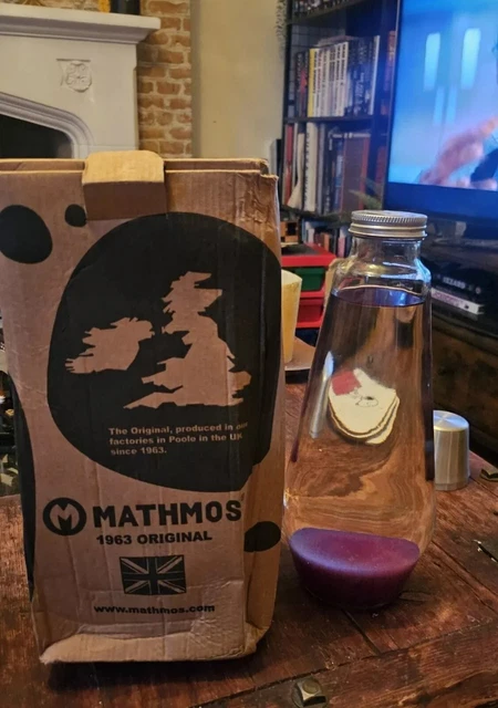 NEW - MATHMOS Astro Bottle Clear Liquid / Pink Lava (Bottle Only) Can ...