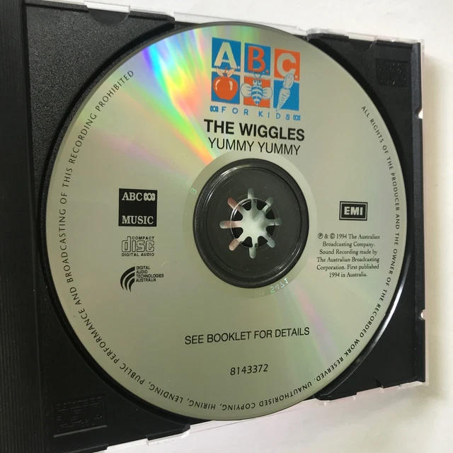 THE WIGGLES YUMMY Yummy CD 1994 ABC For Kids SIGNED Original Cast $49. ...