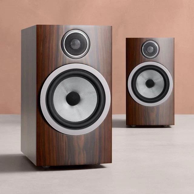 BOWERS & WILKINS 707 S3 bookshelf speakers in Mocha, brand new unopened ...