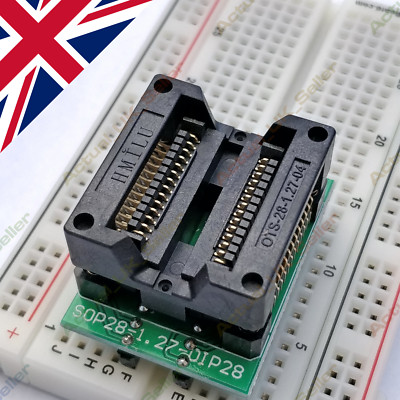 SMT SMD SOP Test Socket to DIP Adaptateur, Breakout, s'adapte ZIF ...