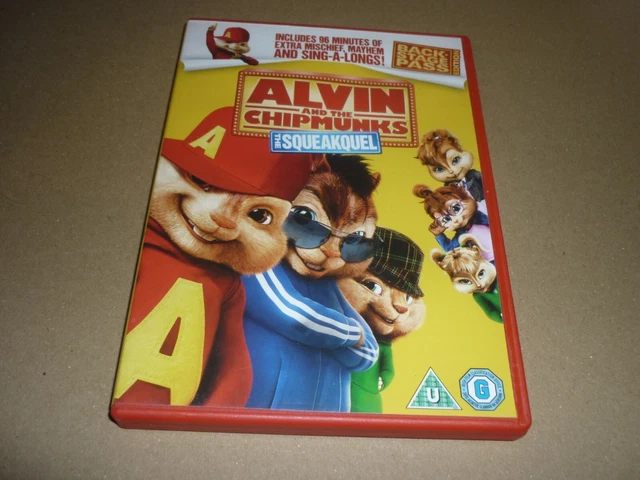 ALVIN AND THE Chipmunks The Squeakquel Dvd EUR 1,18 - PicClick IT