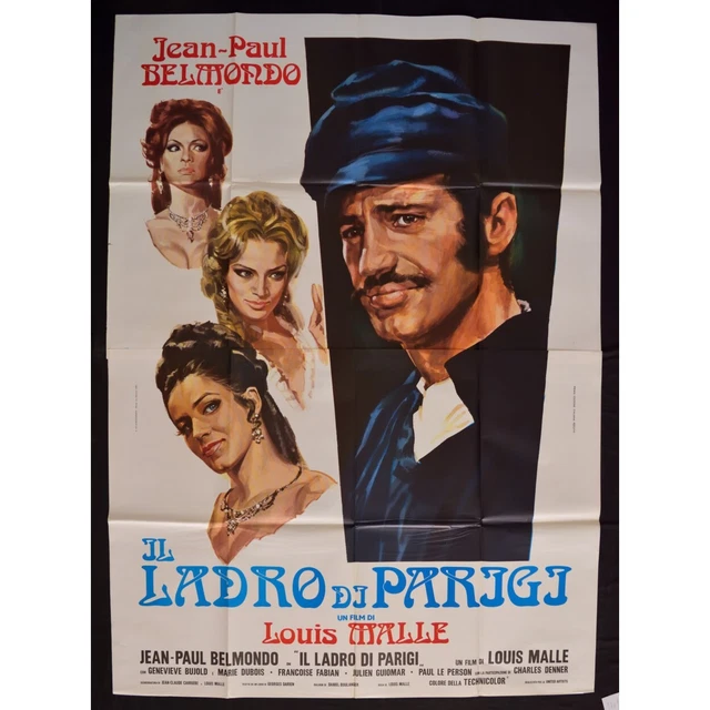 AFFICHE LE VOLEUR De Paris Jean Paul Belmondo Louis Malle Denner Dubios ...
