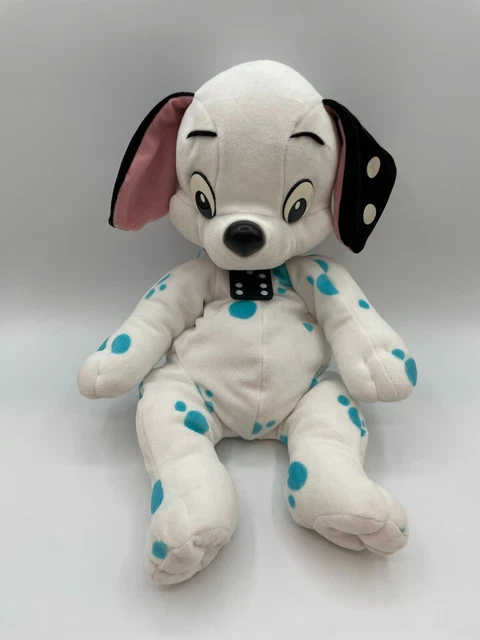 RARE DISNEY PLUSH Puppy Dog Domino Blue Spots Mattel 17" 101 102 ...