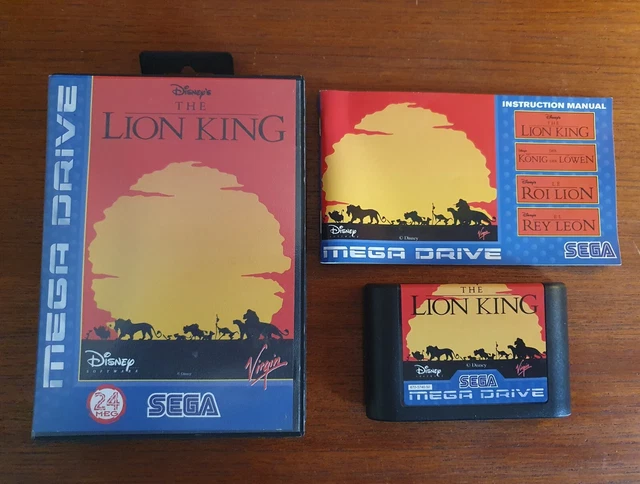 SEGA MEGADRIVE MEGA Drive DISNEY'S LION KING PAL COMPLETE VGC £9.99 ...