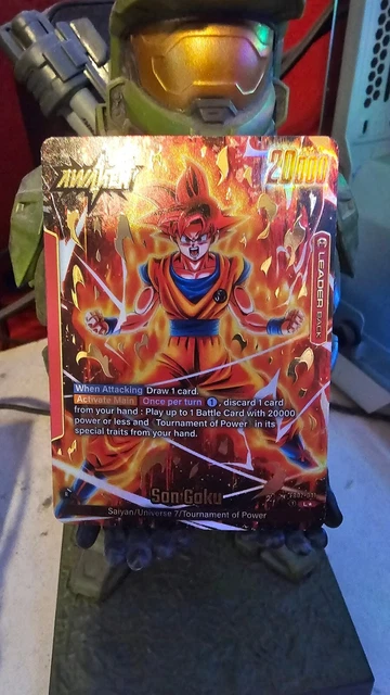 SON GOKU LEADER L FB02-001 arte alternativa Dragon Ball Fusion World: aura fiammeggiante EUR 167 ...