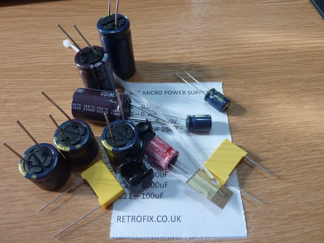 BBC MICRO POWER Supply Capacitor Full Kit - Recapping £16.95 - PicClick UK