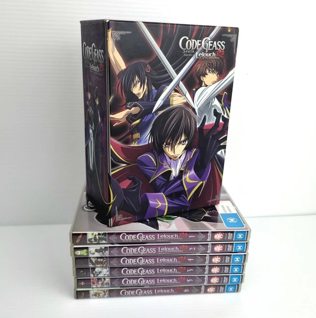 CODE GEASS LELOUCH R2 Complete DVD Box Set 1-6 $33.24 - PicClick