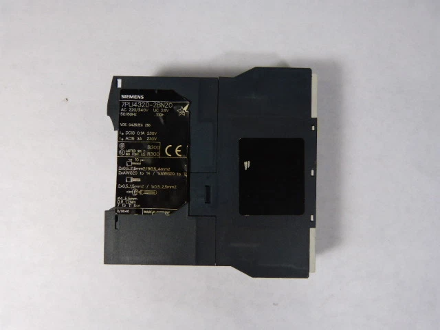 SIEMENS 7PU4320-2BN20 MULTIFUNCTION Relay Timer 5s-100hr 24V USED EUR ...