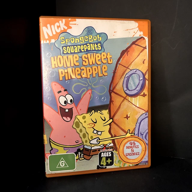 SPONGEBOB SQUAREPANTS DVD 2005 Nickelodeon Home Sweet Pineapple Rare GC ...