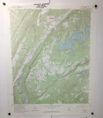 VINTAGE REMLAP QUADRANGLE Alabama Geological Survey Map 1960 ...