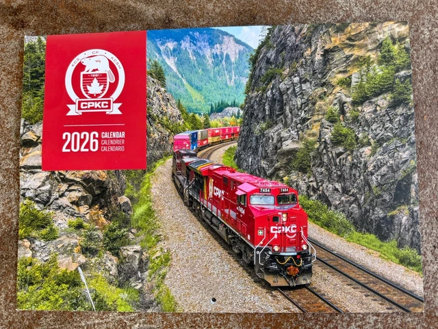 CPKC RAILROAD 2026 Wall Calendar £17.05 - PicClick UK