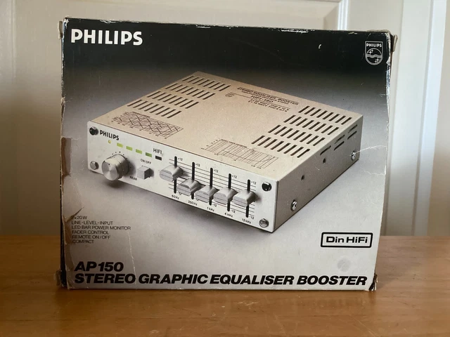 PHILIPS AP 150 Amplificateur Stereo Graphic Egaliseur Auto Radio NEUF ...