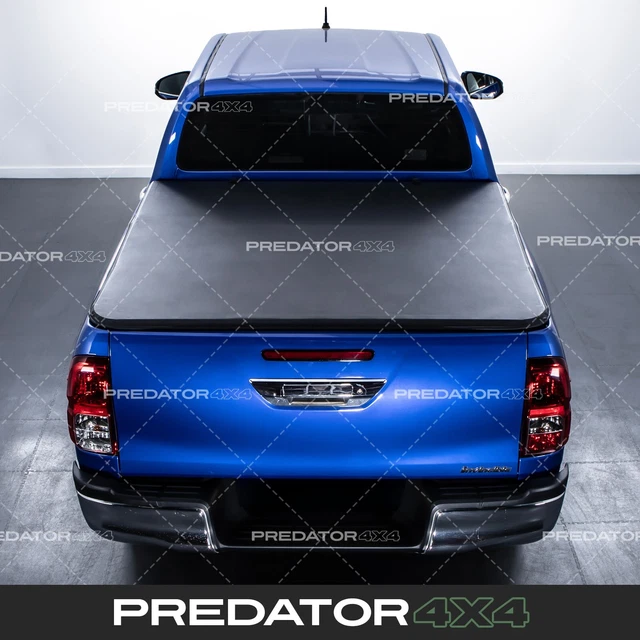 BLACK TRI-FOLD SOFT Tonneau Truck Bed Cargo Load Cover For Ford Ranger ...