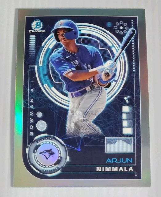 2024 BOWMAN CHROME Arjun Nimmala Bowman AI insert prospect #BAI-18 EUR ...