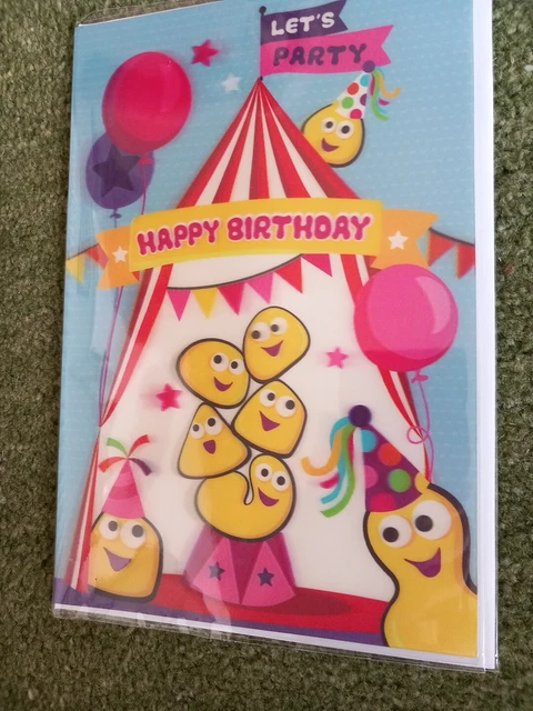 CBEEBIES 3D HOLOGRAPHIC Birthday Card , Freepost U.K £2.99 - PicClick UK